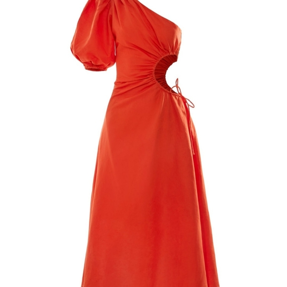 Dresses | Morena Dress Summer Dress Vivid Orange Hue Elevated By ...